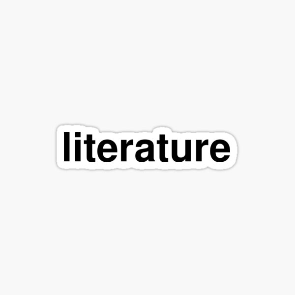 Literature Stickers | Redbubble