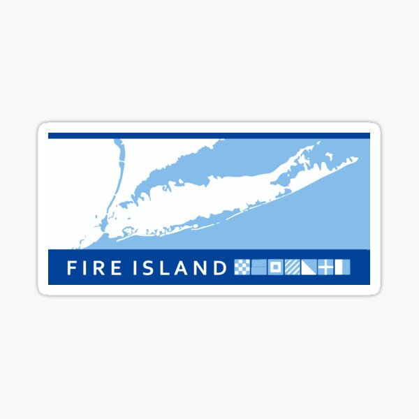 "Fire Island - New York." Sticker for Sale by ishore1 | Redbubble