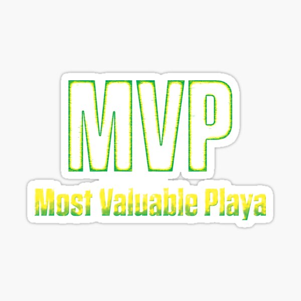 "MVP" Sticker by DylanSakiri | Redbubble