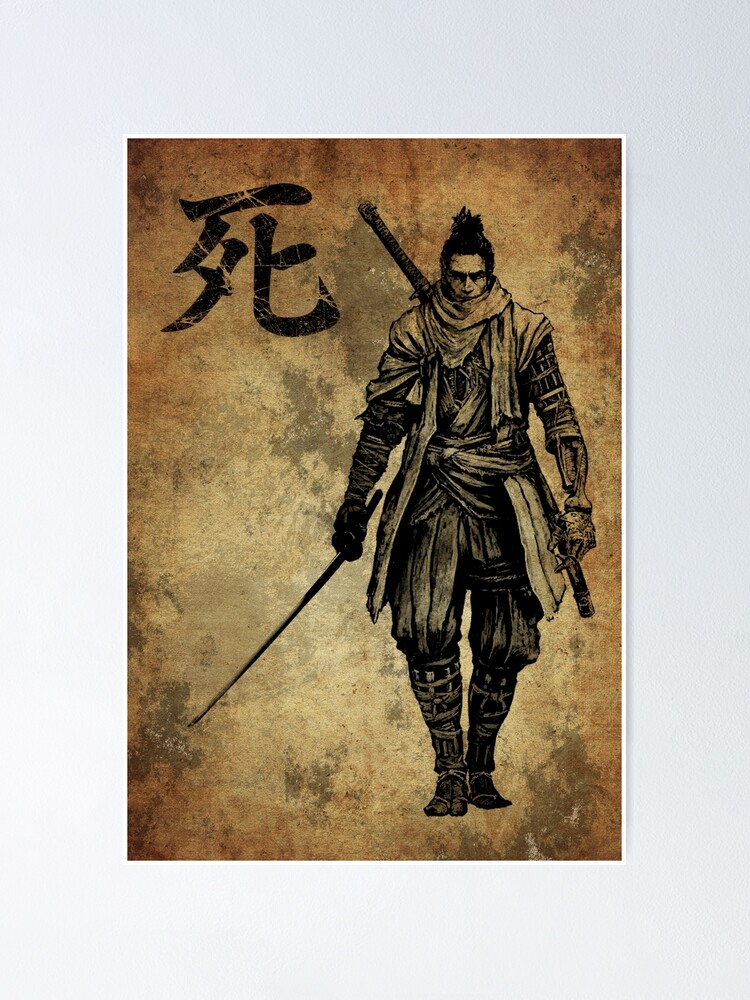 "Shinobi Death" Poster for Sale by boothilldesigns | Redbubble