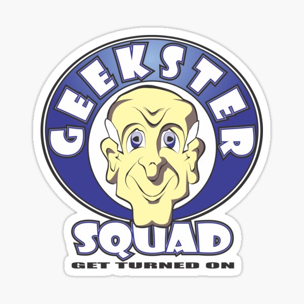 "GEEKSTER SQUAD" Sticker for Sale by MontanaJack | Redbubble