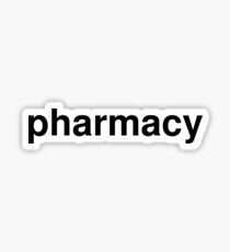 Pharmacy Stickers | Redbubble