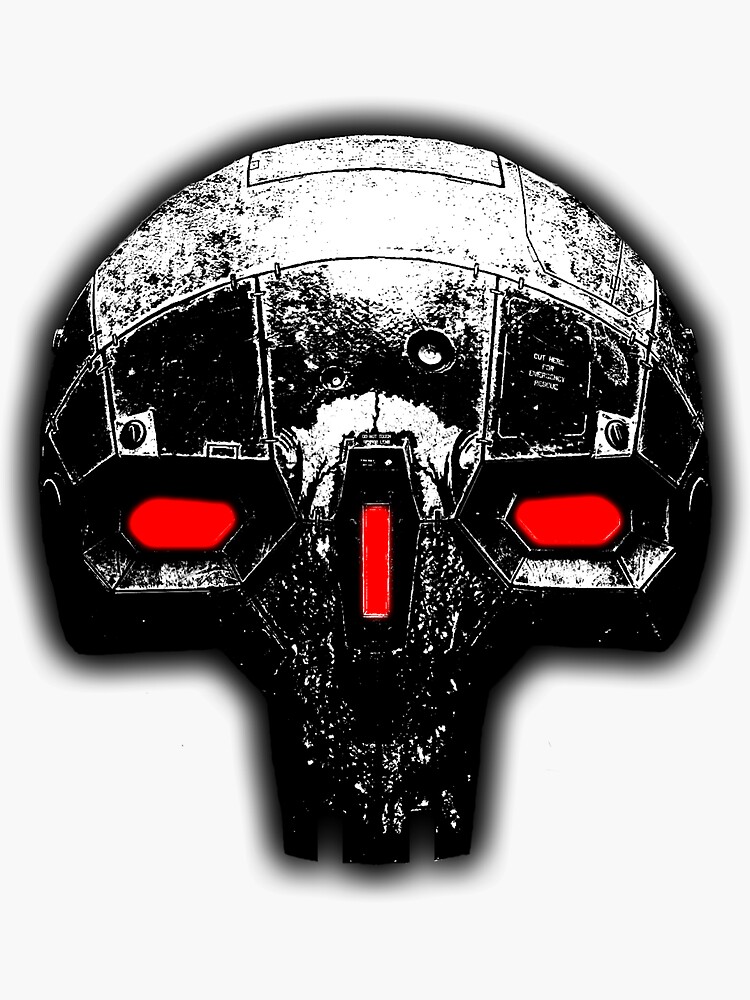 "Atlas Head - MWO/Battletech" Sticker for Sale by VK707 | Redbubble