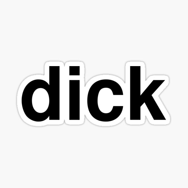 Dick Sticker For Sale By Ninov94 Redbubble