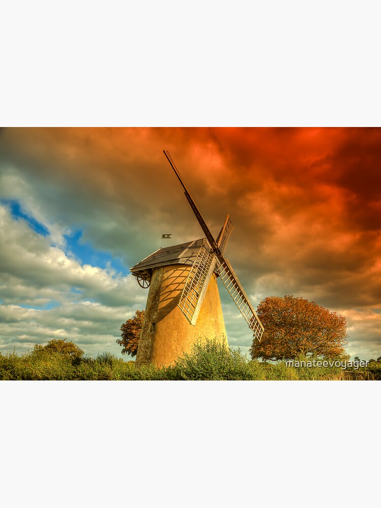 "Bembridge Windmill" Sticker for Sale by manateevoyager | Redbubble