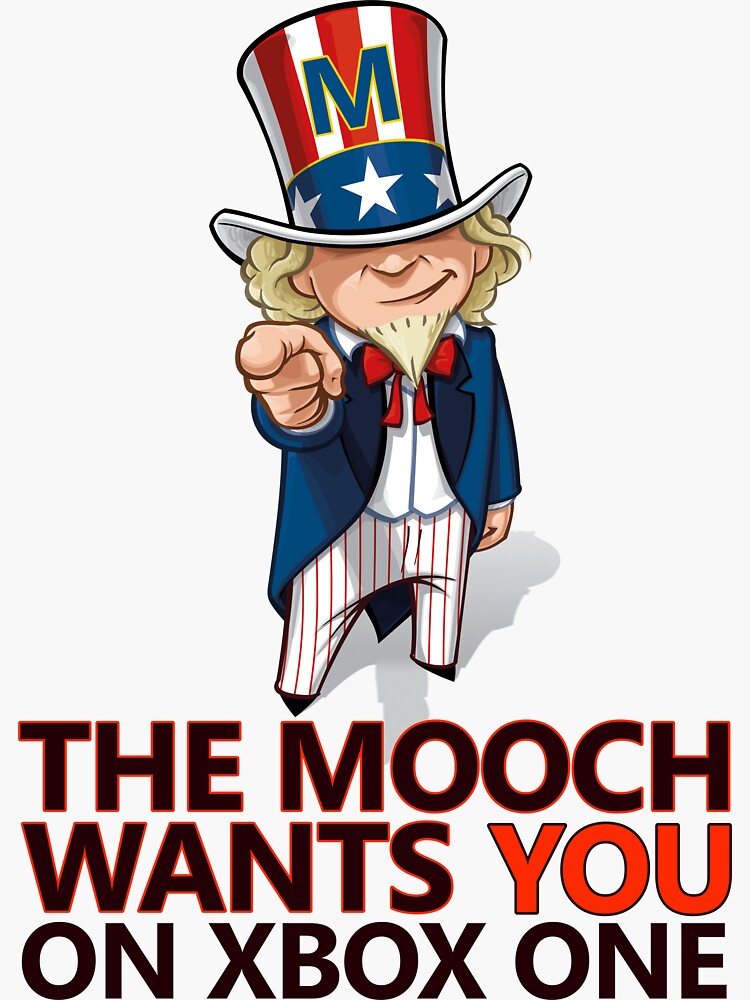 "The Mooch Wants You" Sticker for Sale by nxtgen720 | Redbubble