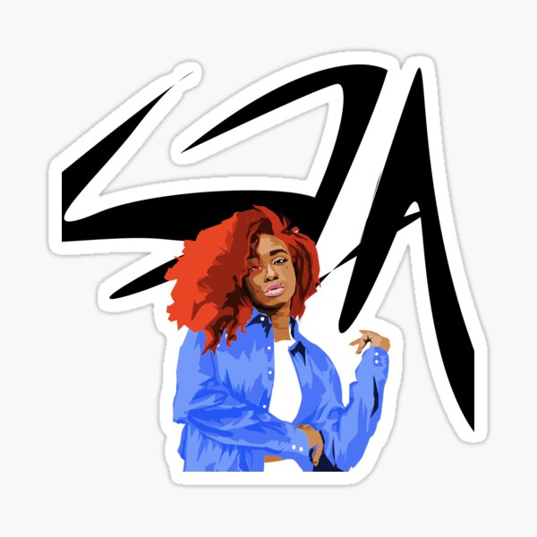 "SZA" Sticker by mikehanz | Redbubble