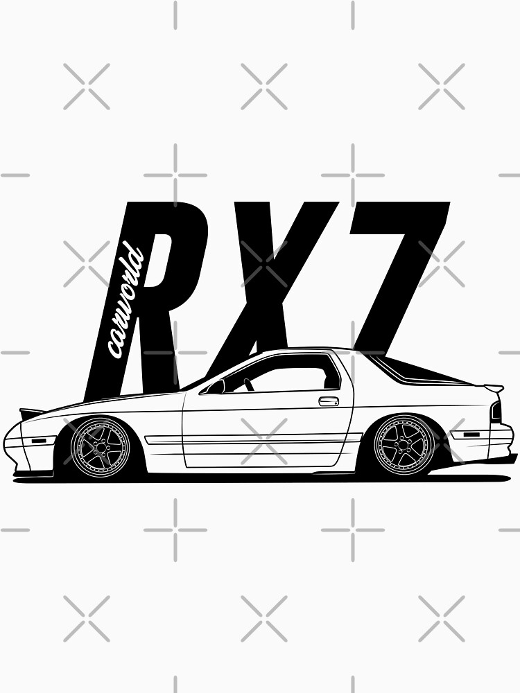 "Mazda RX7 FC Side Best Shirt Design" T-shirt by CarWorld | Redbubble