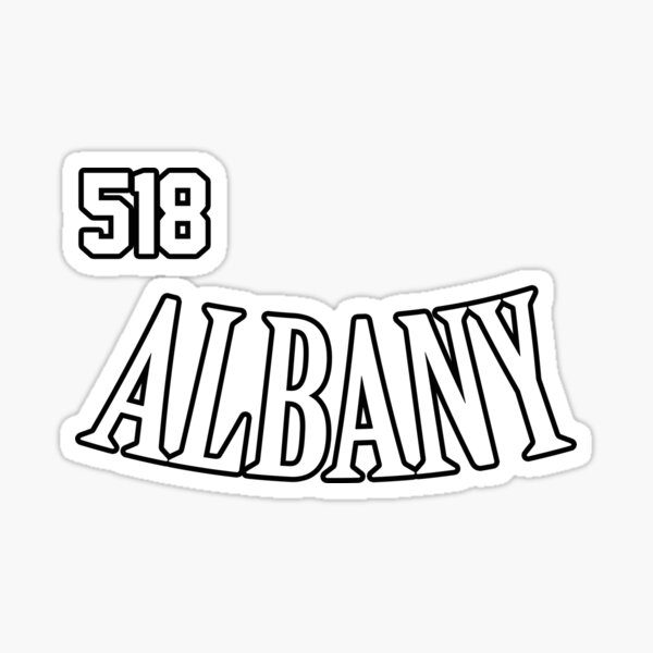 "Albany Alternate Jersey Style" Sticker for Sale by rawline | Redbubble