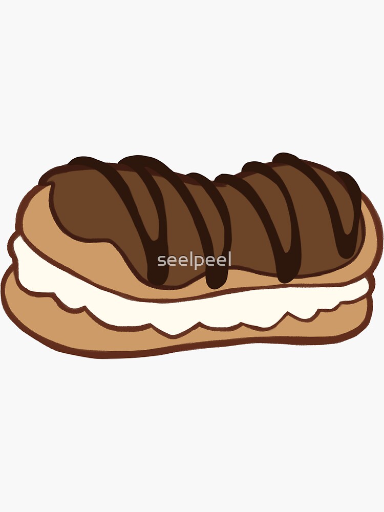 "Éclair" Sticker for Sale by seelpeel | Redbubble