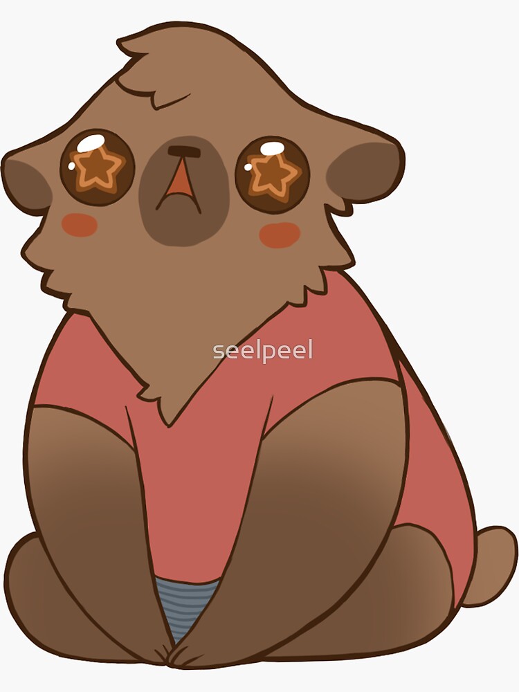"Poop Bear" Sticker for Sale by seelpeel | Redbubble