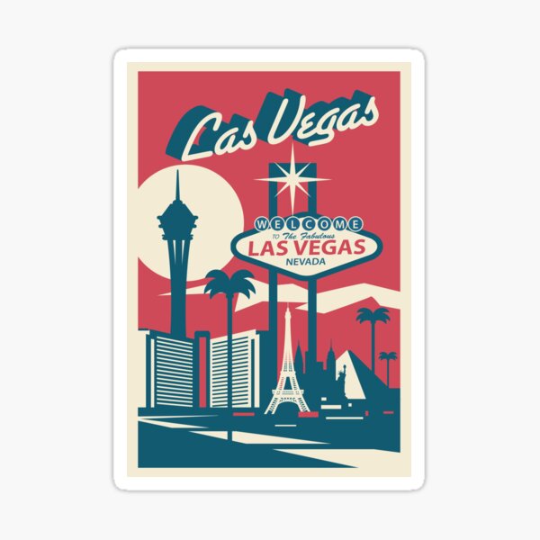 Las Vegas Stickers | Redbubble