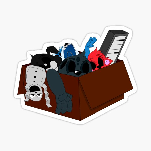 "FNaF 3 teaser with OCs!" Sticker by QuestionedTurke | Redbubble