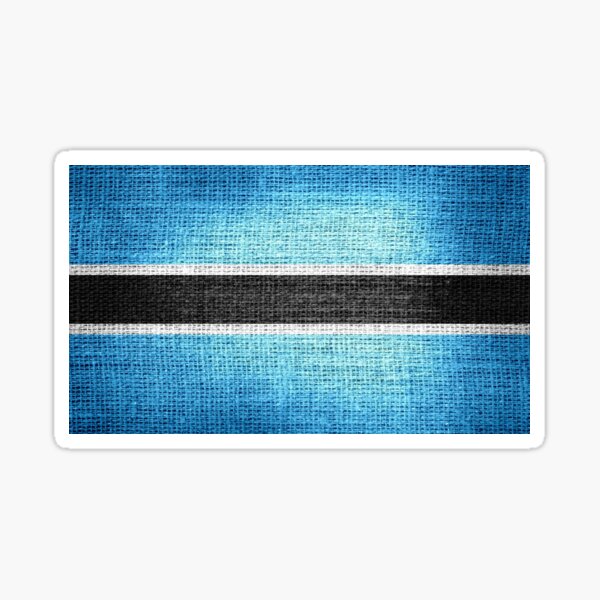 "Botswana Flag" Sticker for Sale by enhan | Redbubble