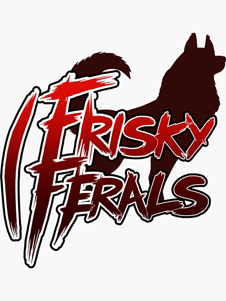"Frisky Ferals Logo" Sticker for Sale by Sefeiren | Redbubble