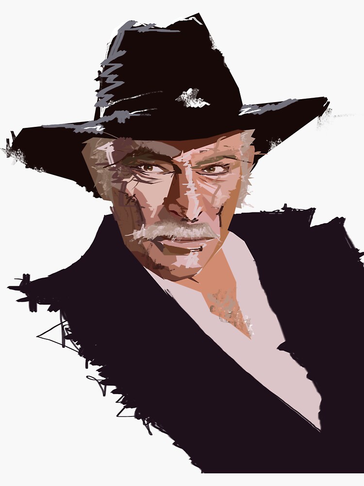 "Lee Van Cleef - without background" Sticker for Sale by larrybbello ...