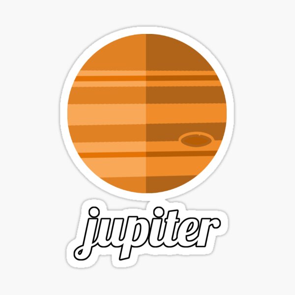 "Planets - JUPITER" Sticker for Sale by WrathHammer | Redbubble
