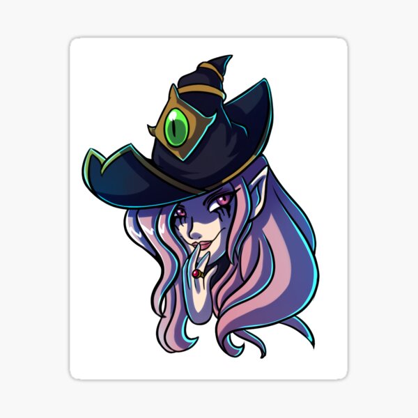 "Bewitching morgana emote sticker" Sticker for Sale by Lifegiving ...