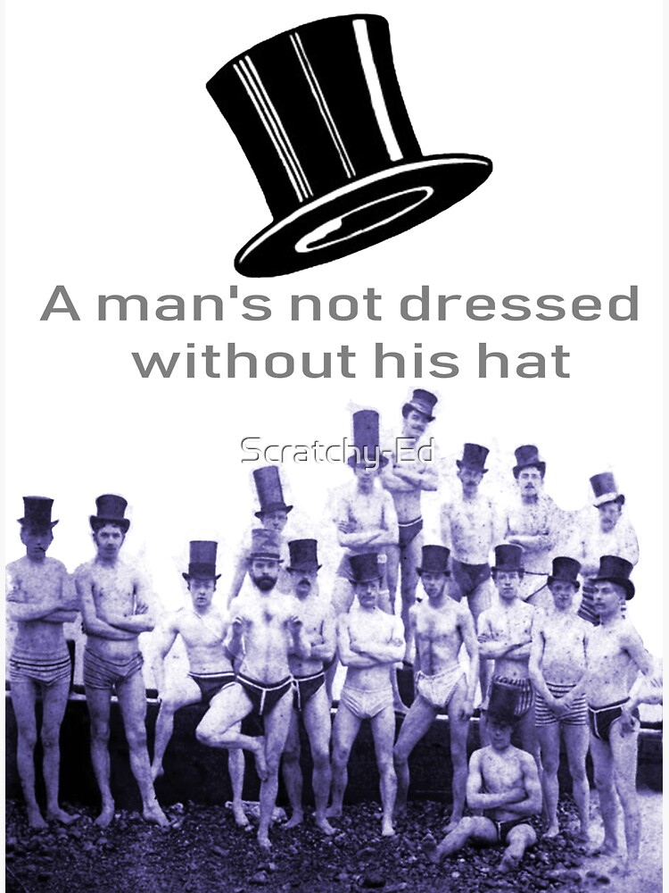 "Top Hat" Sticker by Scratchy-Ed | Redbubble