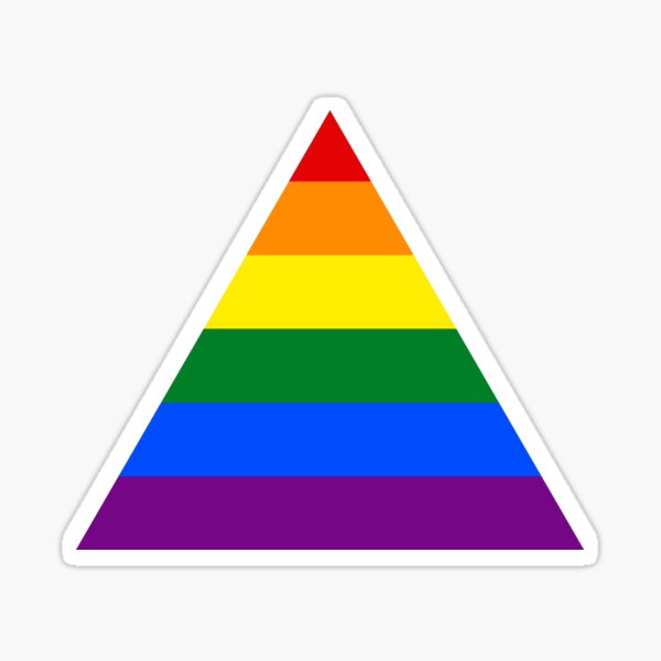 "LGBT triangle flag" Sticker for Sale by Margotte | Redbubble