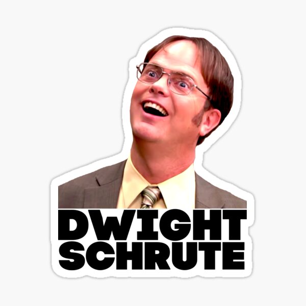 "Dwight Schrute the office" Sticker for Sale by jcweaverart | Redbubble