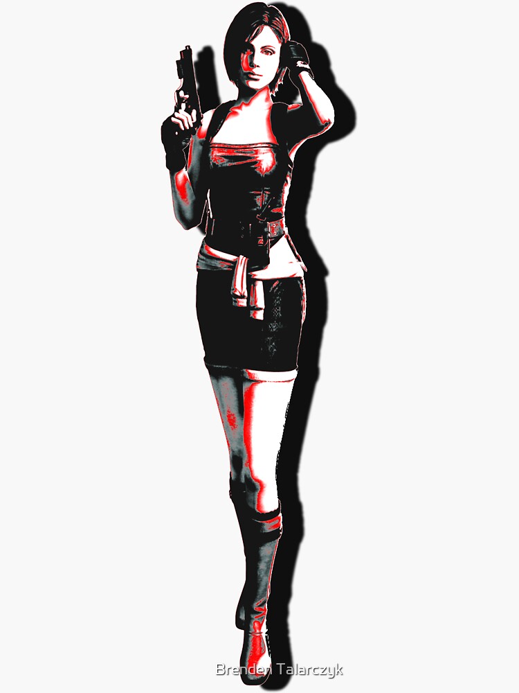 "Resident Evil - Jill Valentine" Sticker for Sale by Brenden Talarczyk ...