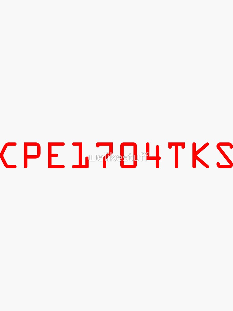 "WarGames - launch code" Sticker for Sale by welikestuff | Redbubble