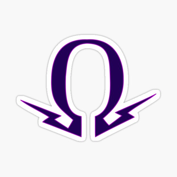 "ohm" Sticker by moonmorph | Redbubble