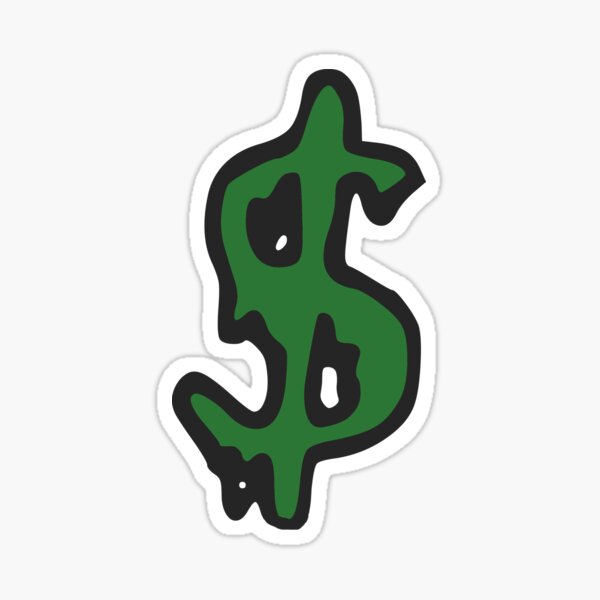 Dollar Sign Stickers | Redbubble