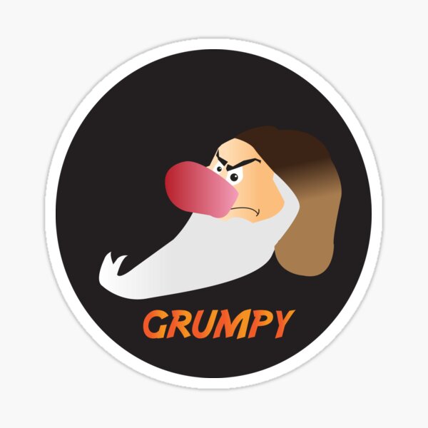 Disney Grumpy Stickers | Redbubble