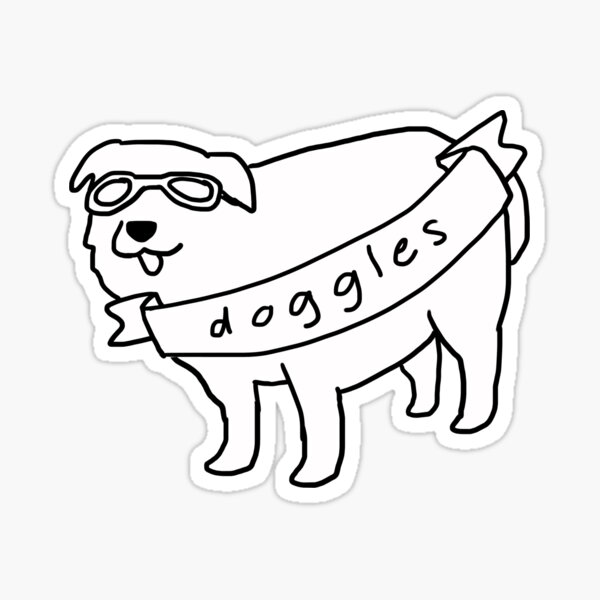 Doggles Stickers | Redbubble