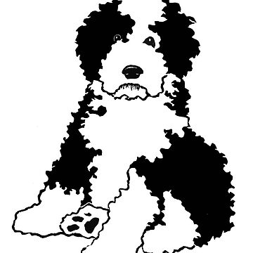 "Sheepadoodle Dog Breed" Art Print for Sale by Heidi Wirtner | Redbubble