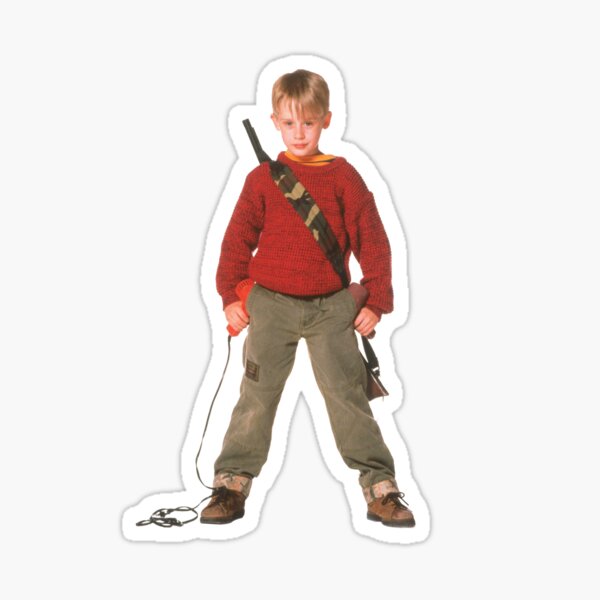 "Home alone" Sticker for Sale by levienb | Redbubble