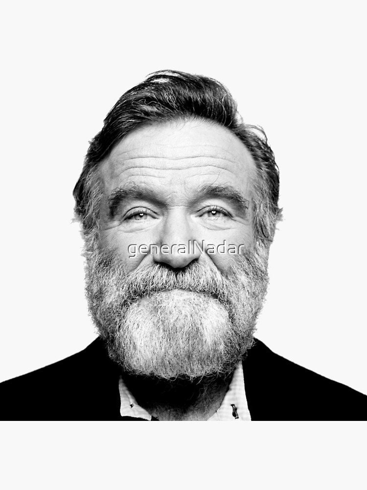 "Robin Williams" Sticker for Sale by generalNadar | Redbubble