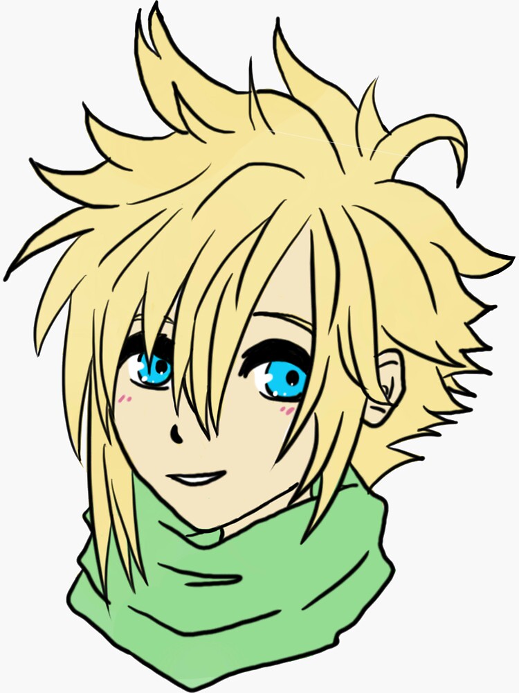 "chibi cloud" Sticker by melonkingtoni | Redbubble