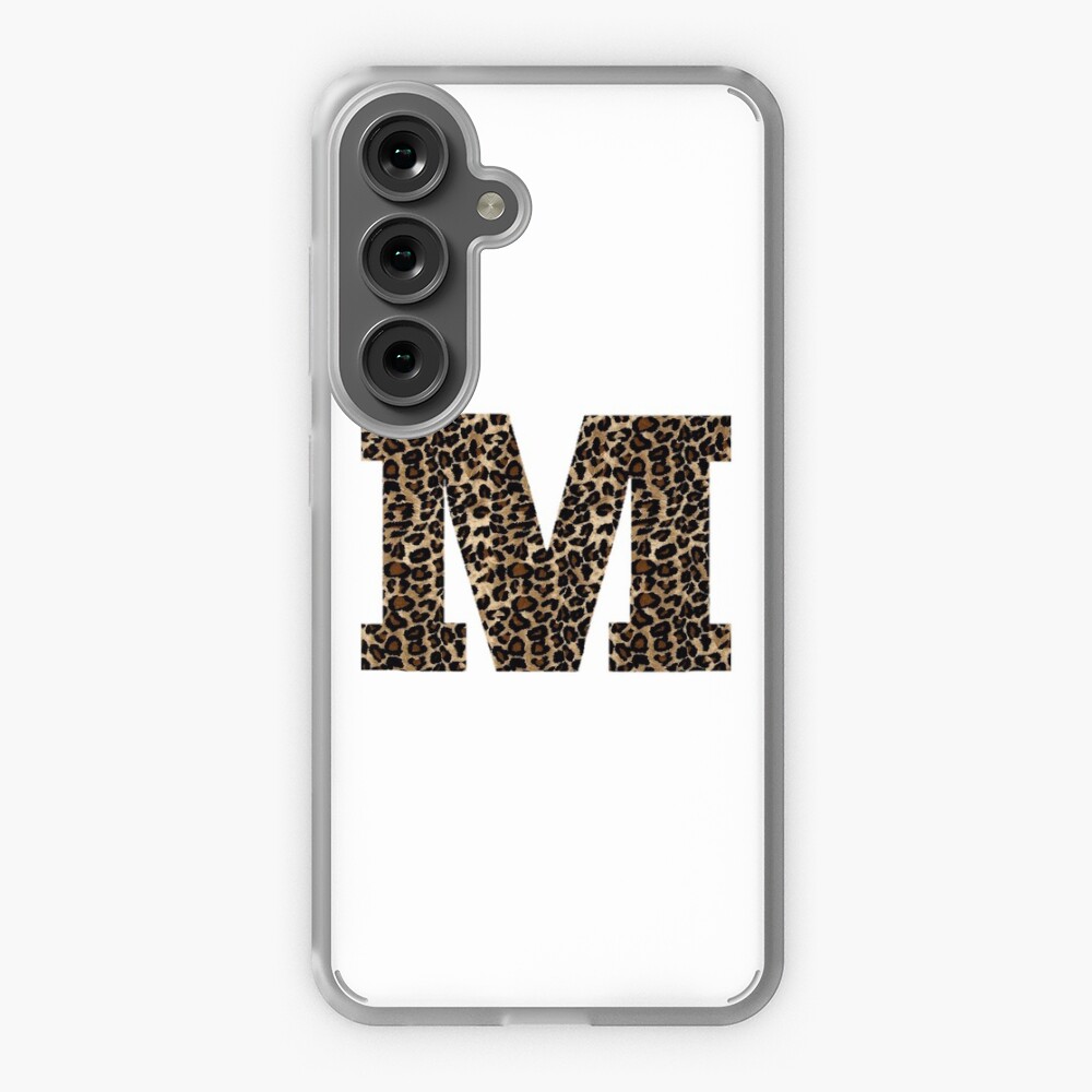 "leopard letter - M" Sticker for Sale by okieoutfitters | Redbubble