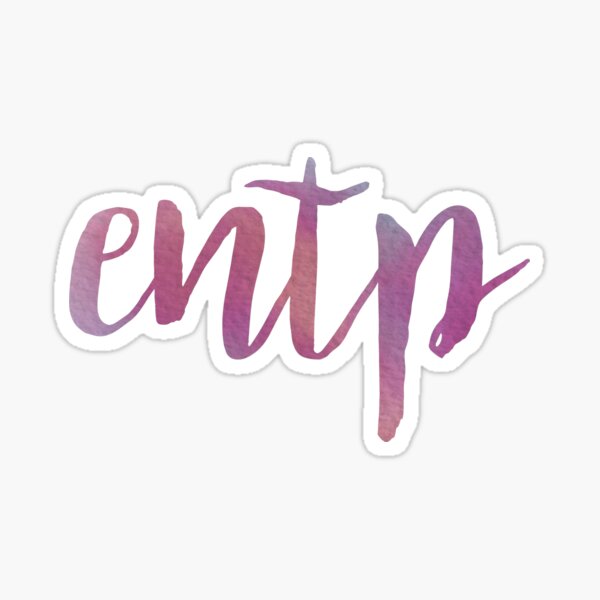 "ENTP Personality MBTI - Watercolor " Sticker by the-bangs | Redbubble