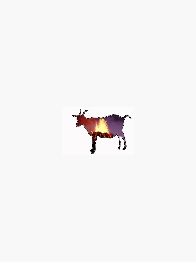 "Hawaiian Volcanoes - Goat" Sticker for Sale by gloryparks | Redbubble