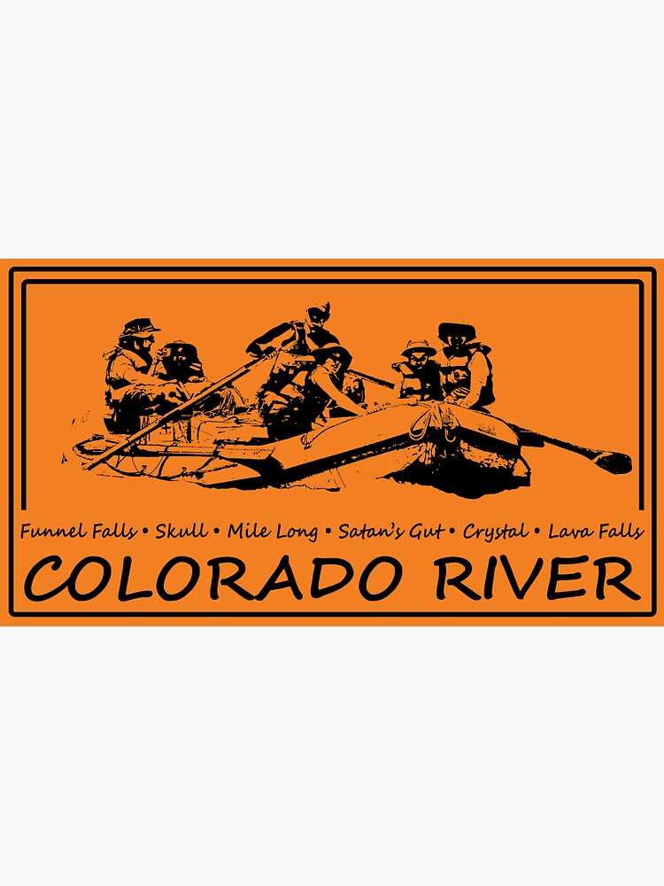 "Colorado River" Sticker for Sale by strayfoto | Redbubble