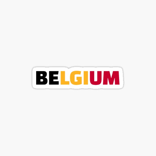 Belgium Stickers | Redbubble