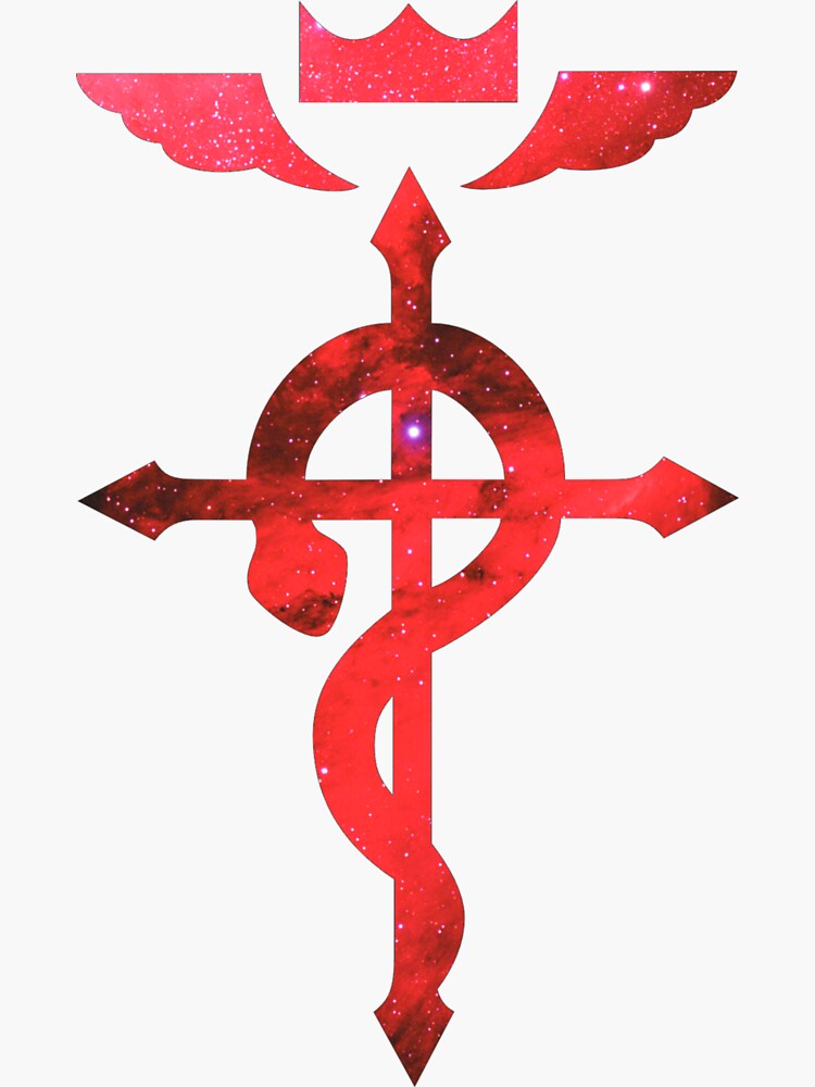 "State Alchemist GALAXY" Sticker for Sale by wolflover69 | Redbubble