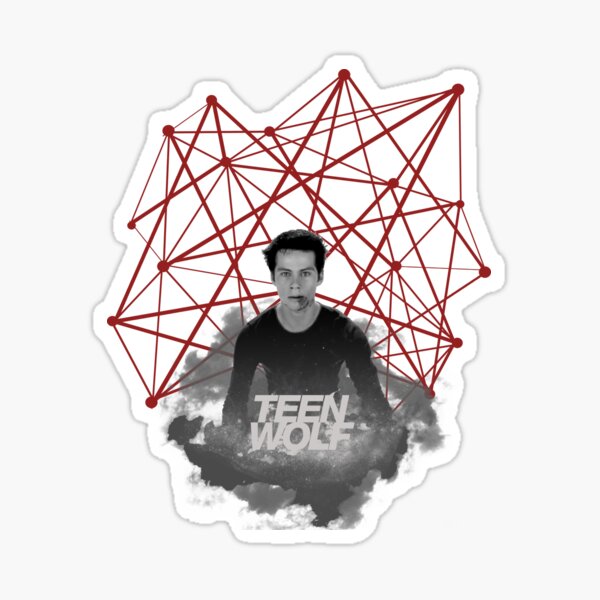 "Stiles Stilinski Connected Lines" Sticker for Sale by yayaha | Redbubble