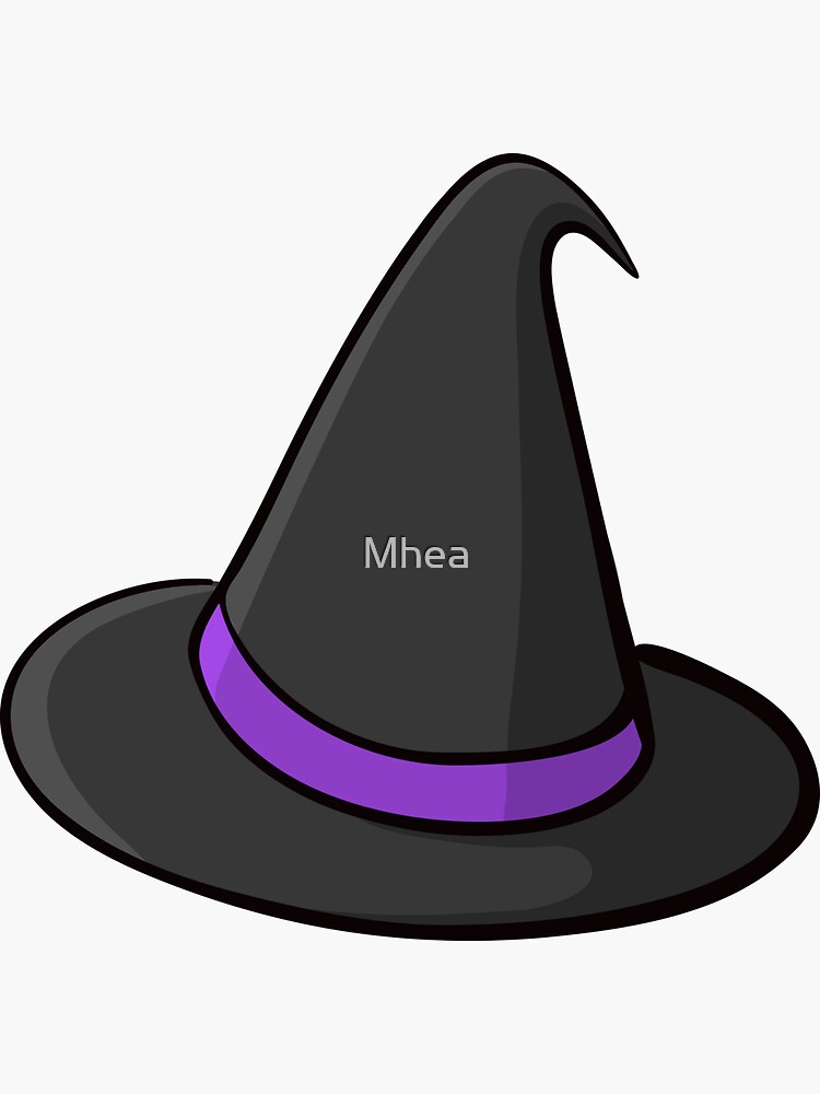 "Witch hat sticker" Sticker for Sale by Mhea | Redbubble
