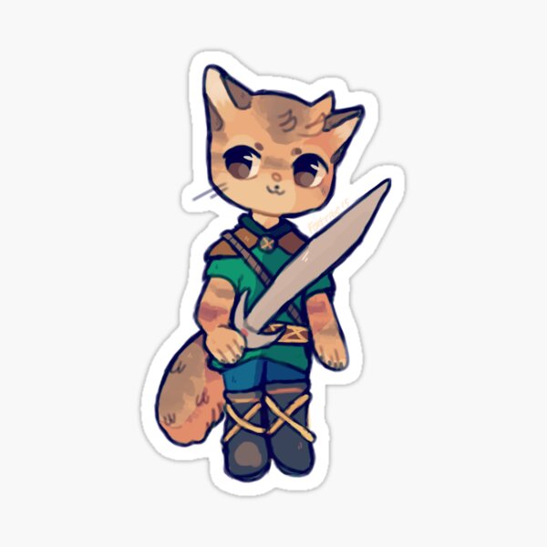 "I am Sabre, knight from the planet Animus!" Sticker for Sale by ...