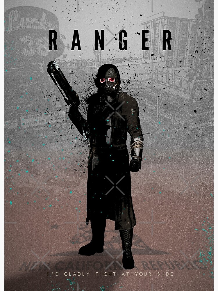 "Legends of Gaming - NCR Ranger" Framed Art Print for Sale by rykker ...
