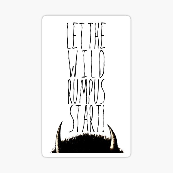 "Where the Wild Things Are - Rumpus Start Sticker" Sticker by ...