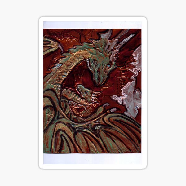 " Dragons" Sticker for Sale by monaruth | Redbubble