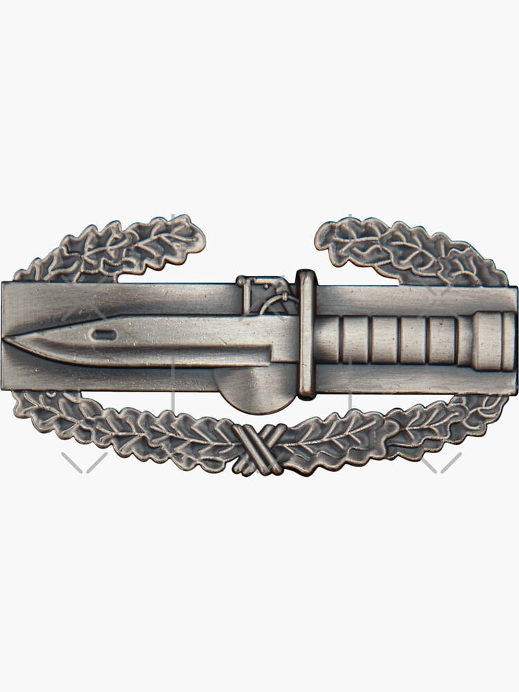 "Combat Action Badge" Sticker for Sale by jcmeyer | Redbubble