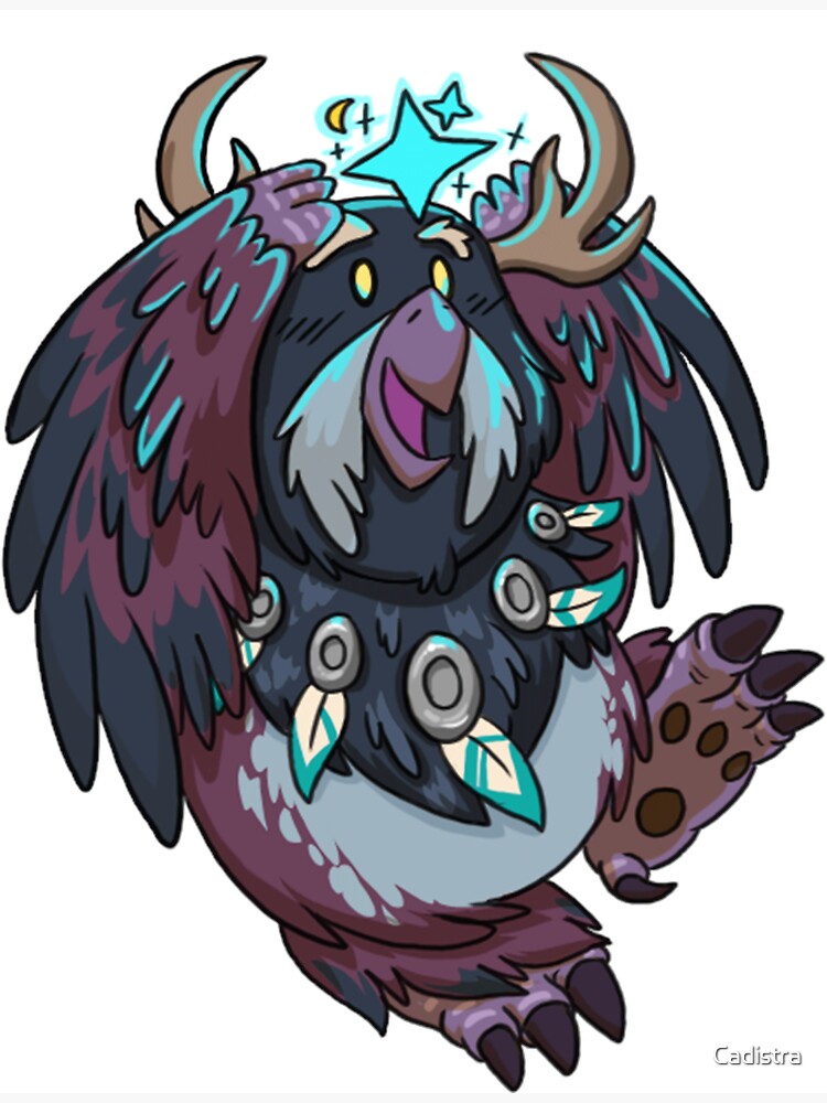 "Night Elf Moonkin Druid Sticker" Magnet for Sale by Cadistra | Redbubble