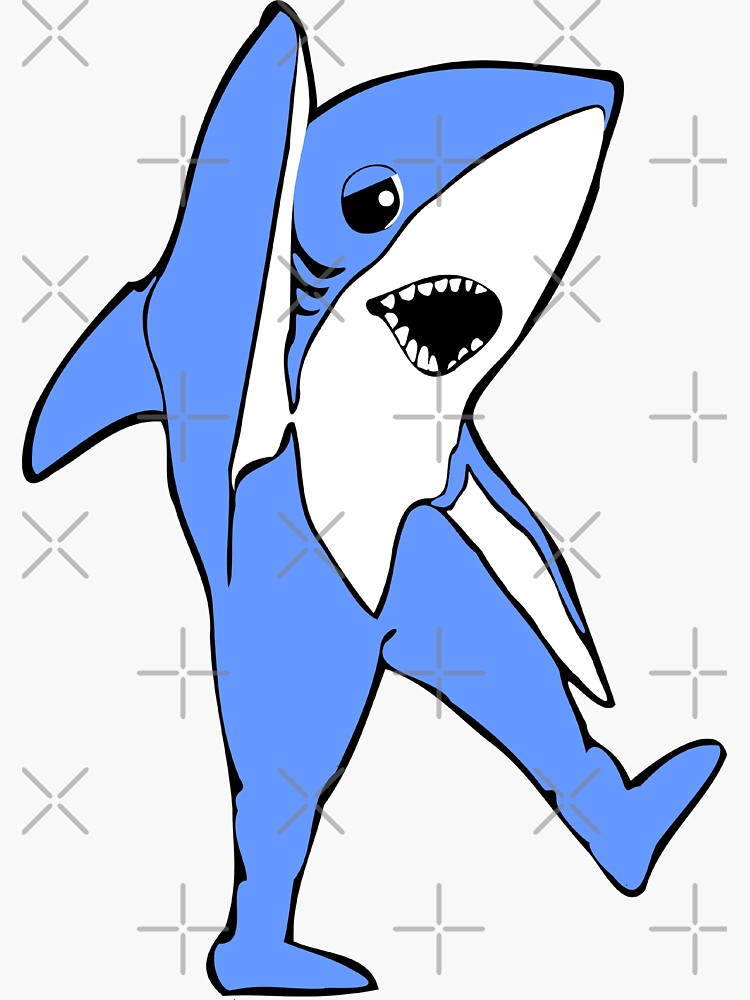 "Left Shark Dance Moves" Sticker for Sale by EthosWear | Redbubble